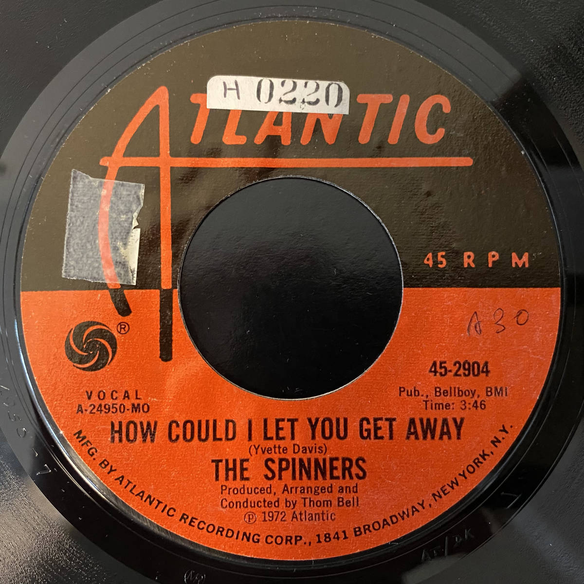 US 7インチ The Spinners：I'll Be Around / How Could I Let You Get Away｜スピナー ...