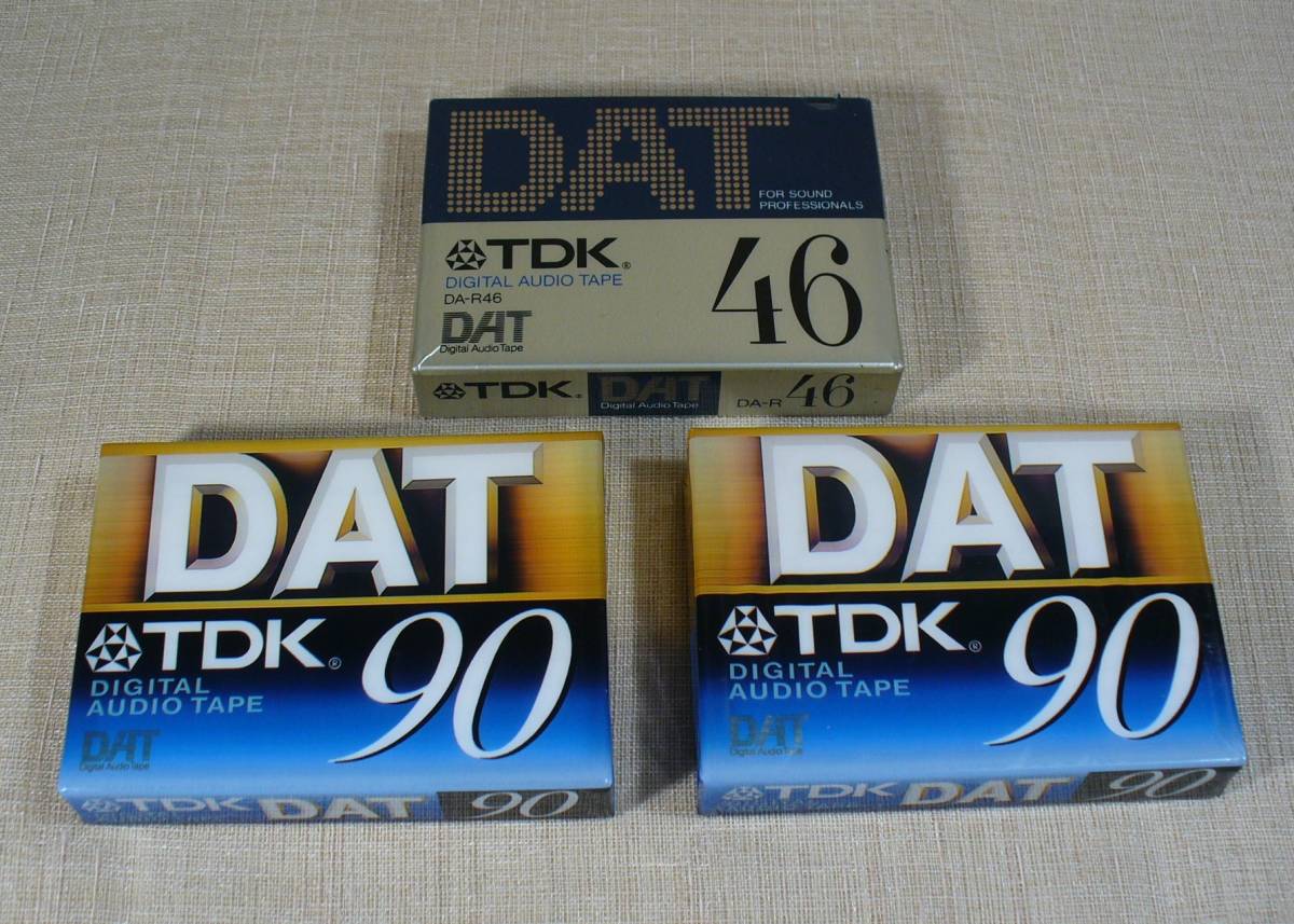 TDK DAT デジタル オーディオ テープ カセット DA-R90 x2 / DA-R46 x1 3個セット(記録媒体)｜売買された ...
