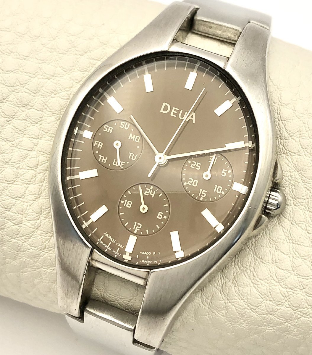 セイコー SEIKO ALBA DEUA V33J-5A00 レディース ダークブラウン クォーツ 腕時計 稼働品(アルバ)｜売買された ...