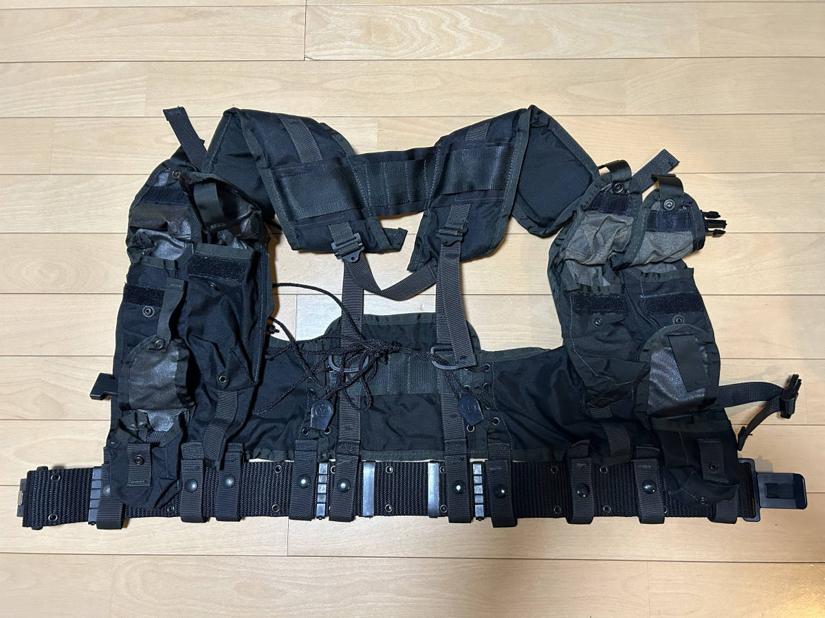 米軍 タクティカル ロードベアリング ベスト TLBV初期型 ブラック LC-2ベルト付き(弾帯)｜売買されたオークション情報、yahooの ...
