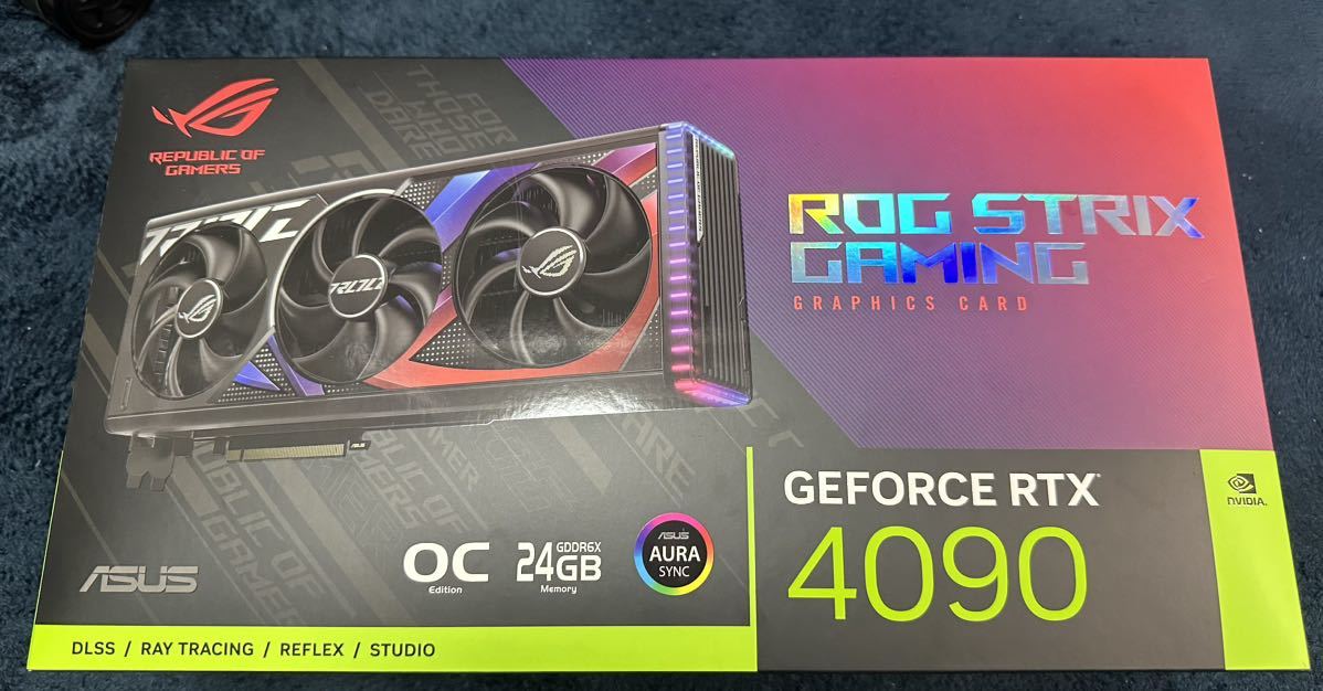 ASUS NVIDIA GeForce RTX 4090 OC Edition 24GB GDDR6X ROG-STRIX-RTX4090 ...