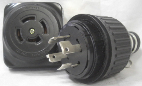 National/WF8420K/ WK2420Kセット 接地3P30A引掛防水ゴムキャップ 3P 20A 250Vオス メスセット 品 ...