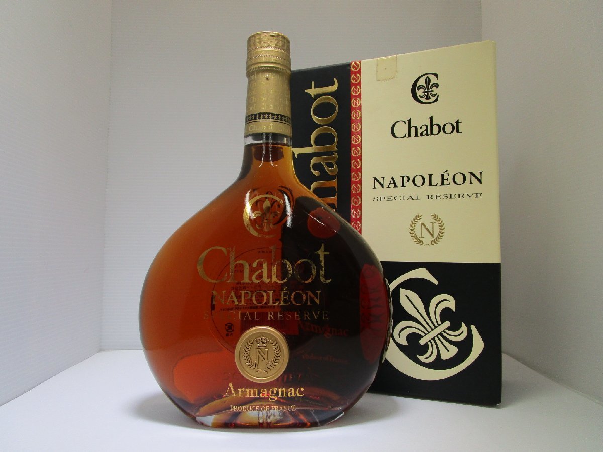 シャボー ナポレオン スペシャルリザーブ 700ml 40% Chabot NAPOLEON アルマニャックブランデー 未開栓 古酒 箱付き/A35235(アルマニャック)｜売買された ...