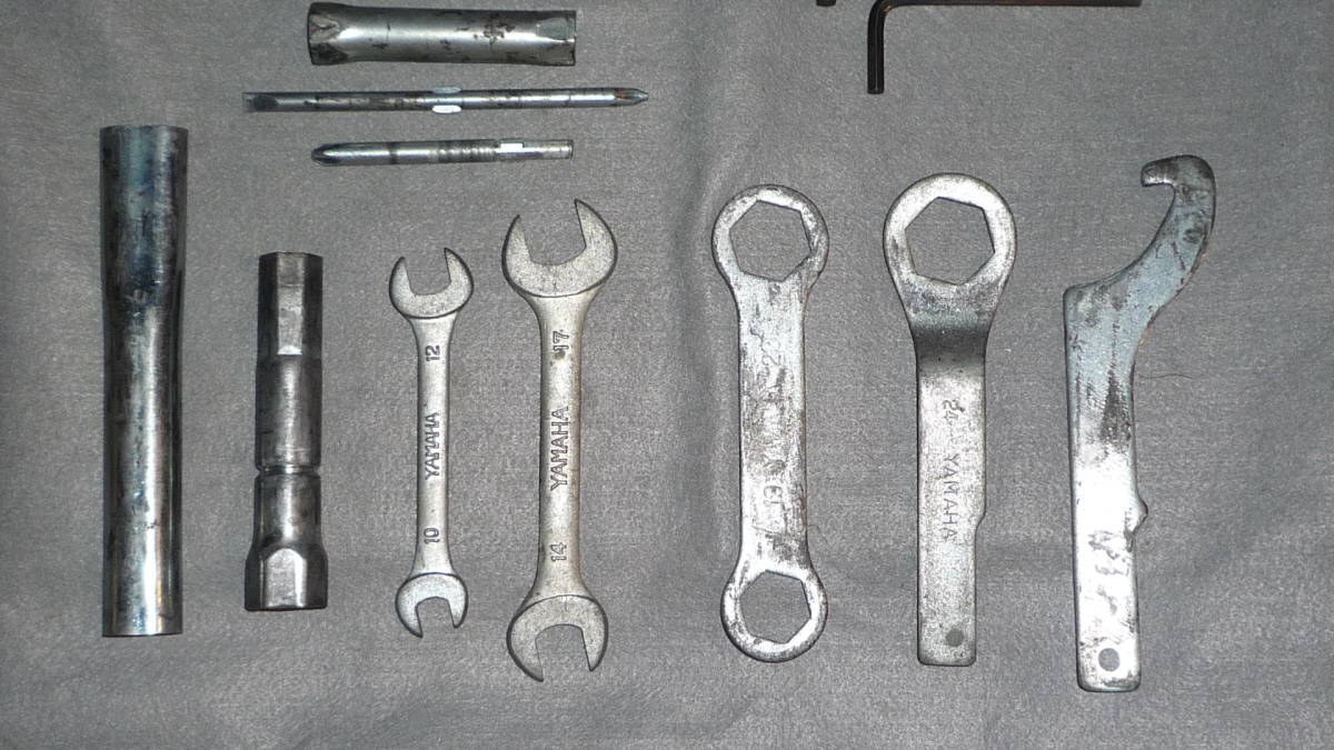 当時物 ヤマハ SRX400 SRX600 純正 車載工具 工具 3VN 3SX 1JL YAMAHA RZV RD RZ TZR SDR DT TDR TZ FZ FZR SR SRX XS ...