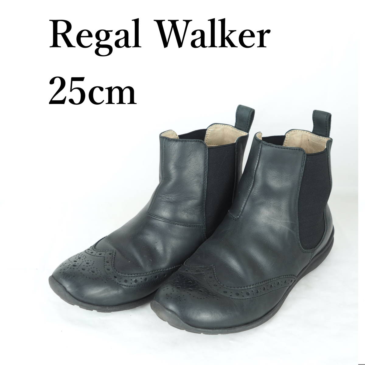 EB3433 Regal Walker リーガルウォーカー メンズブーツ 25cm 黒(25.0cm)｜売買されたオークション情報、yahooの商品情報をアーカイブ公開 - オークファン ...