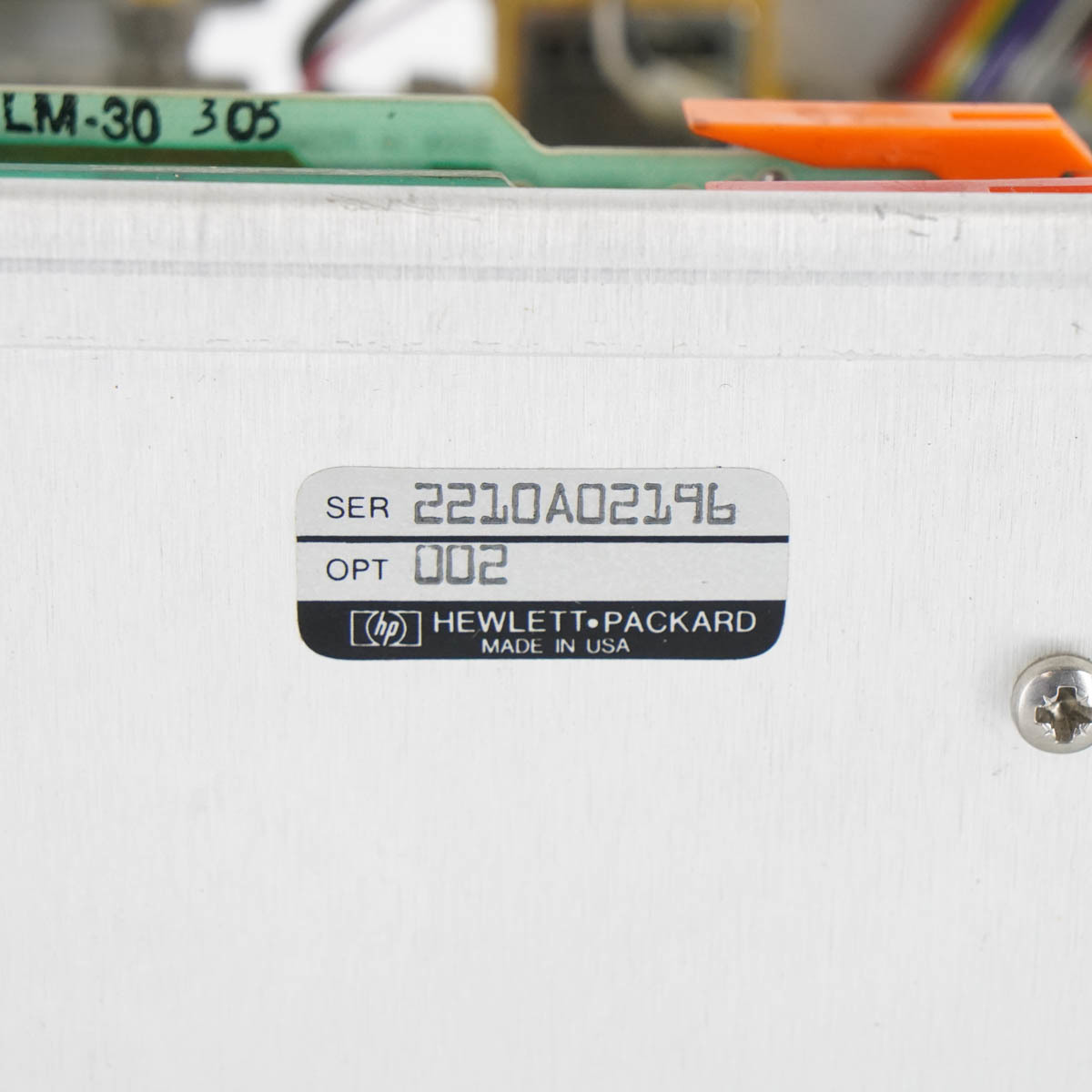 JB 現状販売 86222A hp RF PLUG-IN OPT 002 .01-2.4GHz 5086-7219 5086-7361 ...