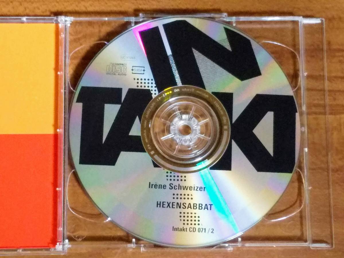 Irene Schweizer ”Wilde Sonoritas / Hexensabbat” 2CDs Free Improvisation Intakt CD071 2002 ...
