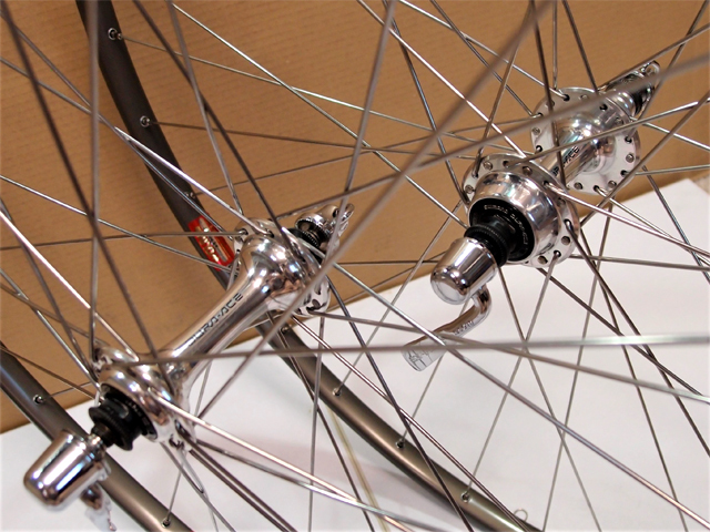 Shimano DURA-ACE 7400 ボスタイプ7s +WOLBER ASPIN SUPER CHAMPION/ロード用手組チューブラー ...