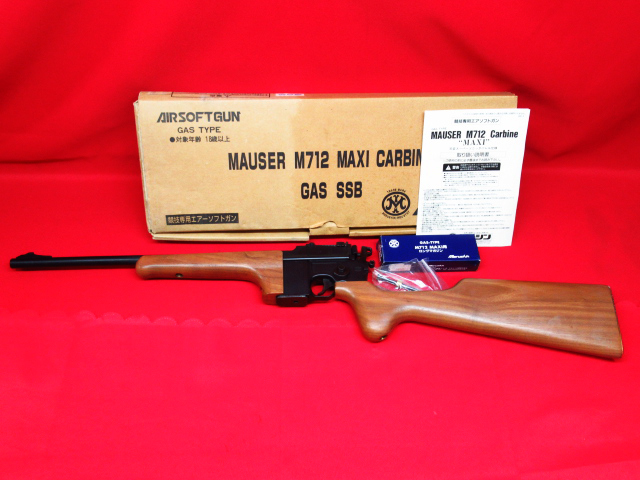 MARUSHIN マルシン MAUSER モーゼル M712 MAXI CARBINE マキシ カービン GAS SSB ガスガン 説明書 ...
