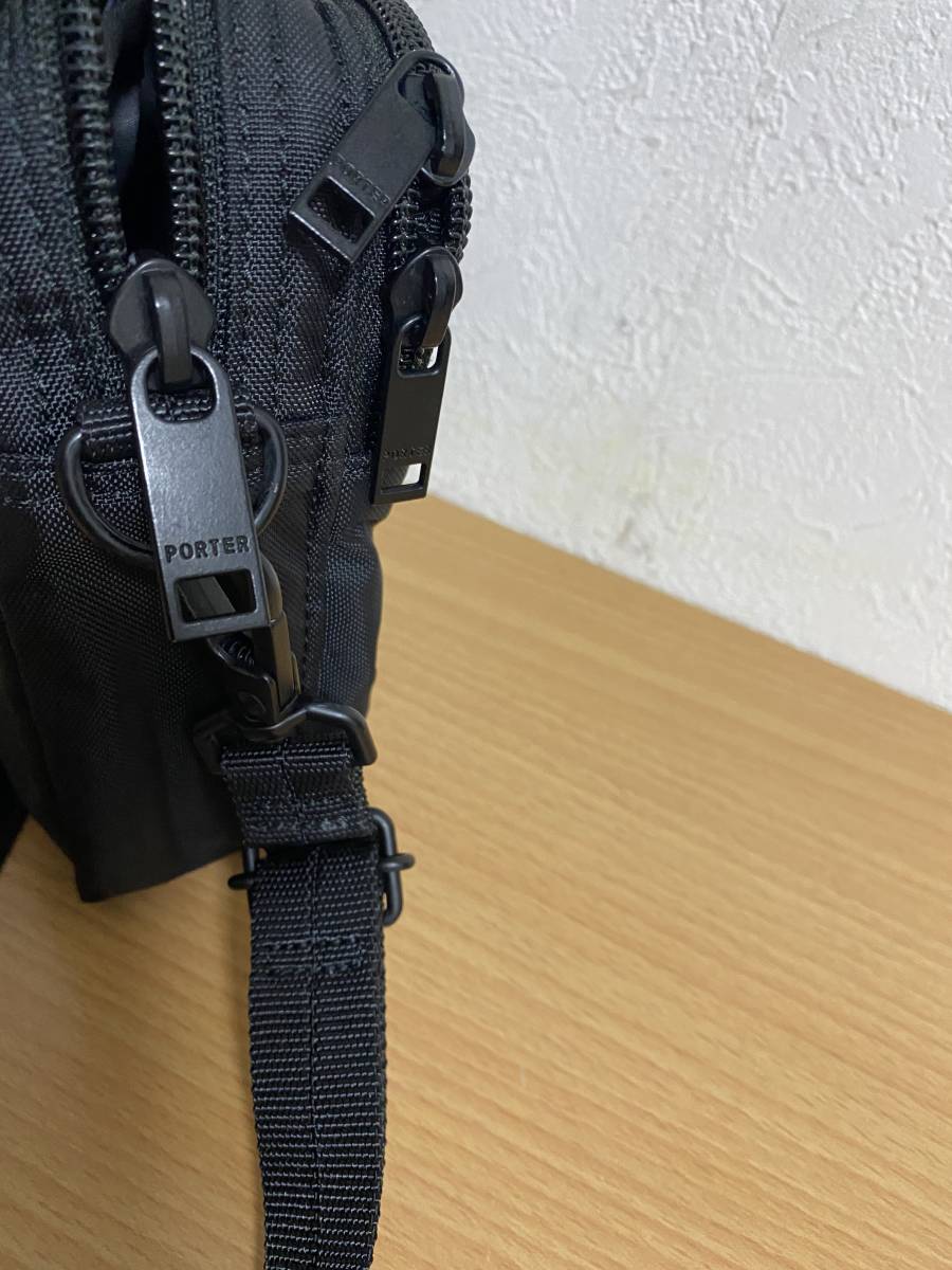 新型 定価17 600円 ポーター フラッシュ ショルダーバッグ 689-05940 ミニショルダー 吉田カバン PORTER FLASH 斜めがけバッグ 黒(ショルダーバッグ)｜売買された ...