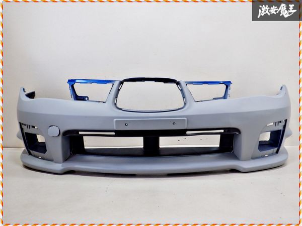 スバル純正 GDB インプレッサ WRX STI 後期 F型 G型 鷹目 フロントバンパー ブルー 55504FE020 表面サフェーサー 棚 ...