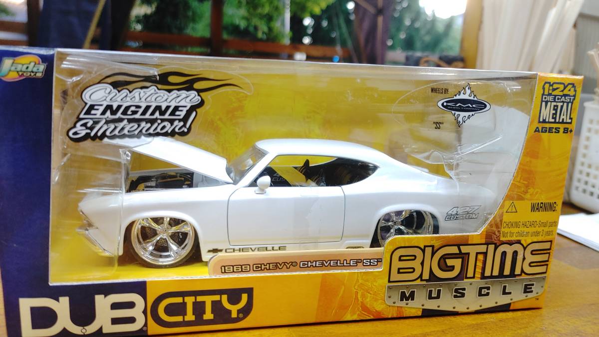 DUB CITY 1969 CHEVY.CHEVELLE.SS シボレーシェビル 427CUSTOM 1/24 金属製 完成品 カスタム(乗用 ...