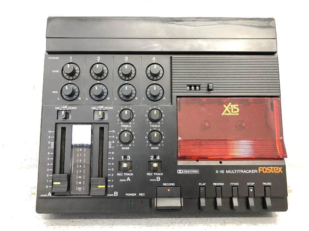 〇 Fostex X-15 MTR マルチトラックレコーダー フォステックス 同梱不可 1円スタート(マルチトラックレコーダー)｜売買された ...
