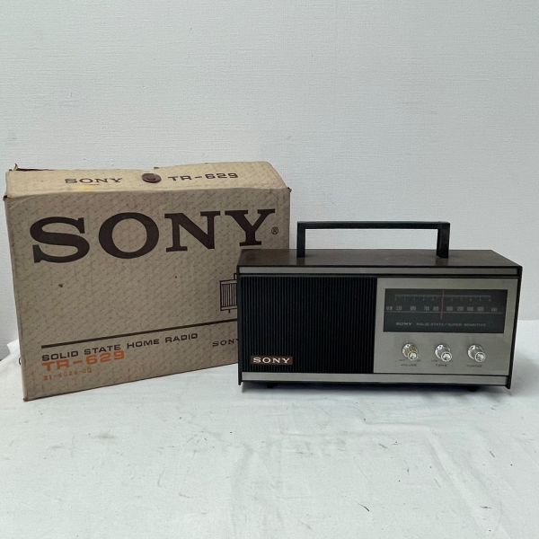 D420-K46-720 SONY ソニー TR-629 トランジスターラジオ SOLID STATE HOME RADIO 昭和レトロ ⑤ ...