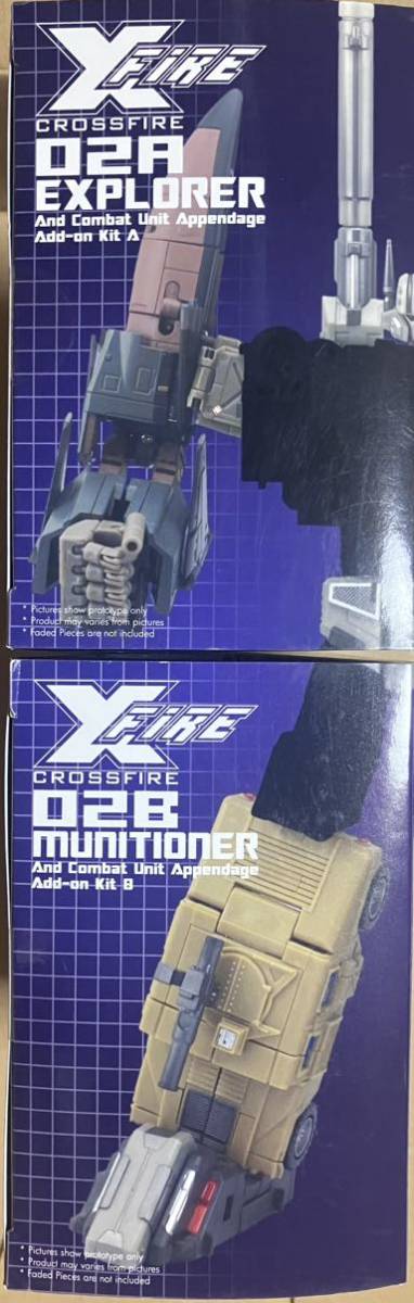 同梱可 FansProject XFIRE CROSSFIRE 02A EXPLORER & 02B MUNITIONER ブルーティカス ...