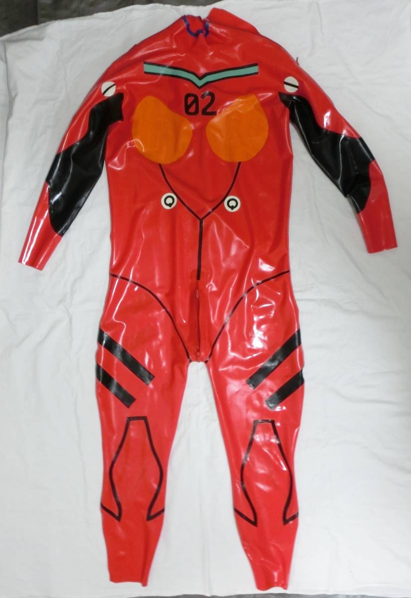 ラバースーツ ラテックススーツ アスカ エヴァ EVA グローブ ソックス分離 ショルダージッパー 2WAYクロッチジッパー(コスプレ衣装)｜売買されたオークション情報、yahooの商品情報を ...