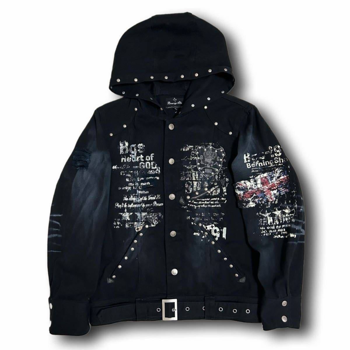 00s Japanese Label Archive Punk Design Denim Jacket l.g.b ifsixwasnine ...