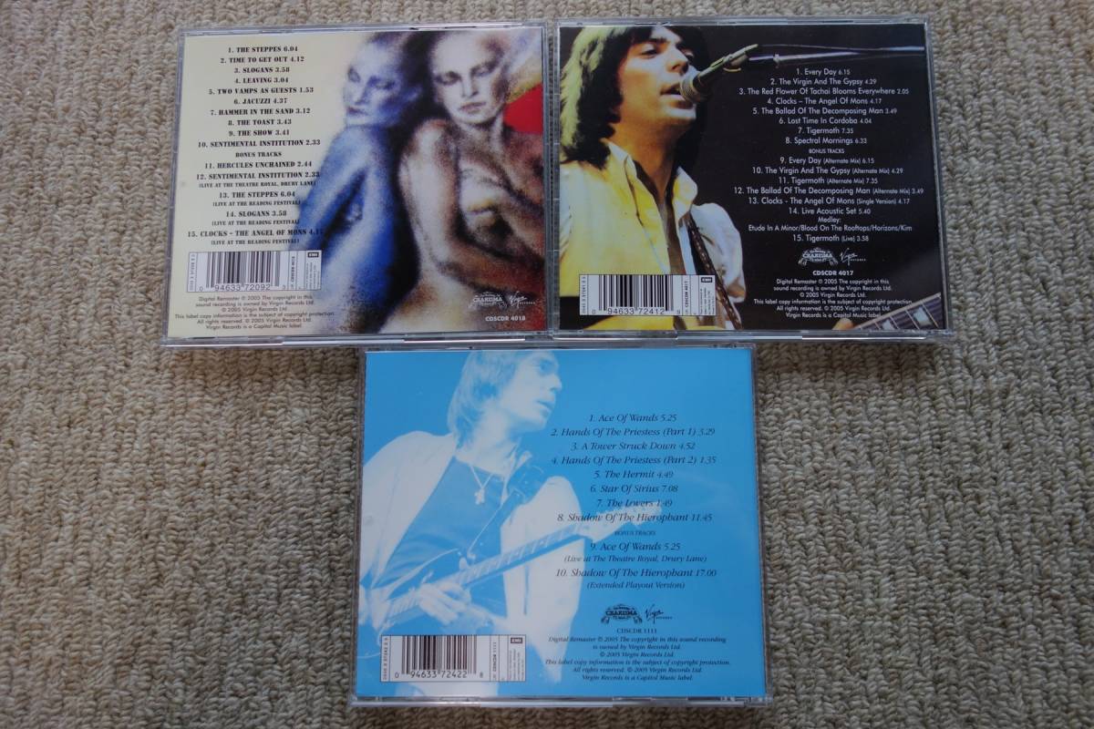 Steve Hackett スティーヴ ハケット Voyage of the Acolyte／Please Don't Touch ／Spectral Mornings／Defector ...