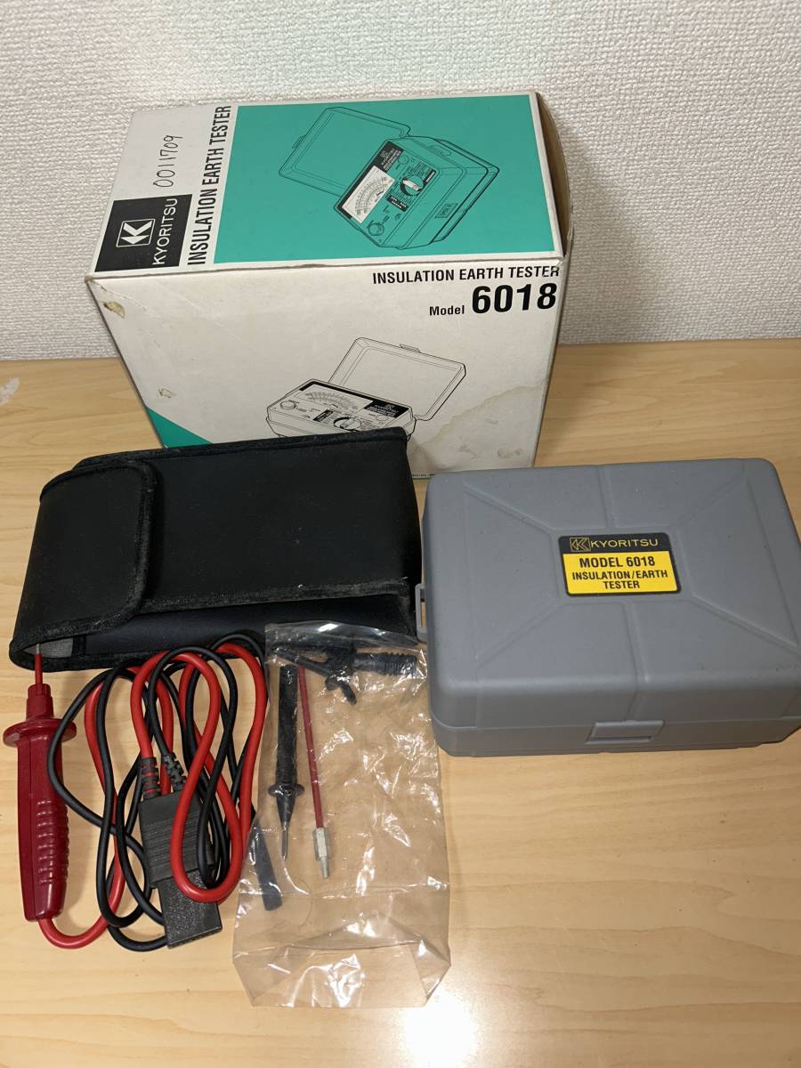 共立電気計器／複合測定器／アナログ絶縁 接地抵抗計／モデル6018／INSULATION/EARTH TESTER MODEL 6018 ...