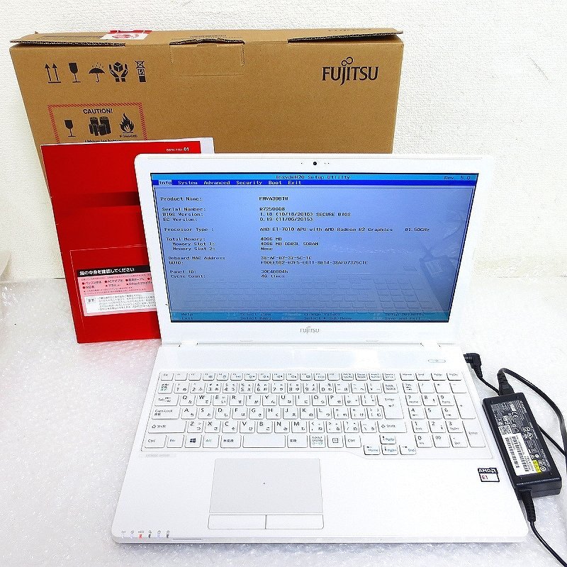 PK13971R Fujitsu ノートPC AH30/B1 AMD E1-7010 4GB AD付(15インチ～)｜売買されたオークション ...