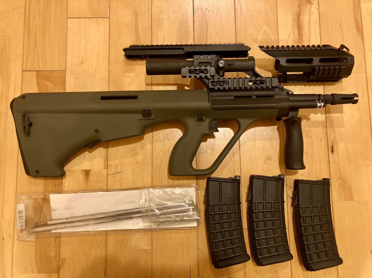 GHK AUG ステアー A3 CO2マガジン付属 CO2対応カスタム ヘビーリコイルキット組み込み済(ガスガン)｜売買されたオークション情報 ...