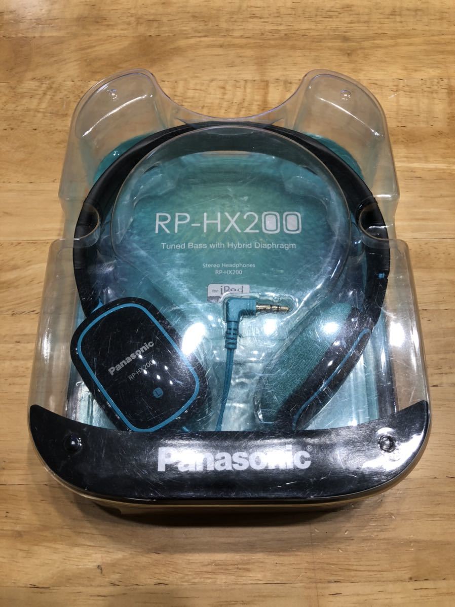 Panasonic ステレオヘッドホン オーバーヘッドホン ブルー/ホワイト RP-HX200-AW(パナソニック)｜売買されたオークション ...