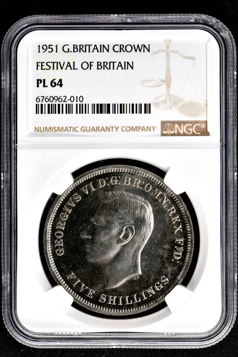 1円〜 日曜終了 NGC PL64 1951 イギリス 1Crown + プルーフライク 世界コイン 古銭 貨幣 硬貨 銀貨 金貨 銅貨 決済 ...