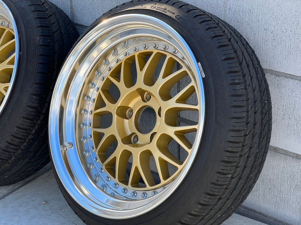 WORK MEISTER M1 3P 17インチ 9J ＋3 9J + 6 PCD114.3 5H 4本セット ワークマイスター ...