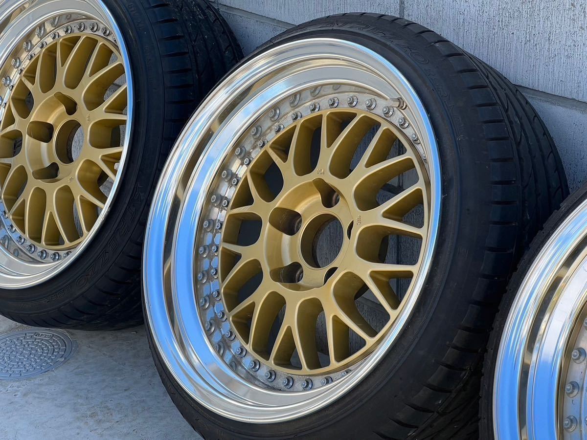 WORK MEISTER M1 3P 17インチ 9J ＋3 9J + 6 PCD114.3 5H 4本セット ワークマイスター ...