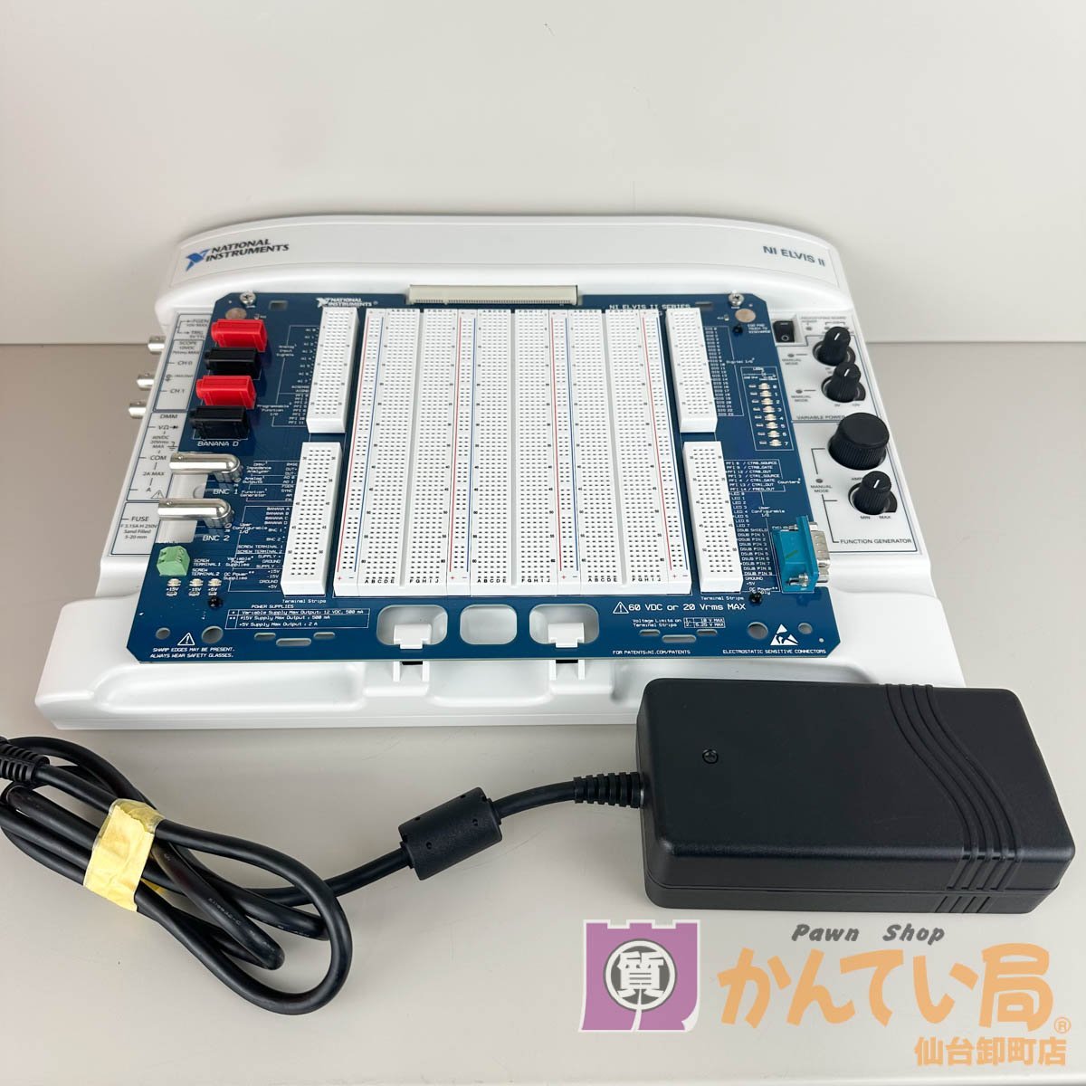 9356 ナショナルインスツルメンツ NI ELVIS II PROTOTYPING BOARD セット 電源投入可 現状販売 本体 ボード ...