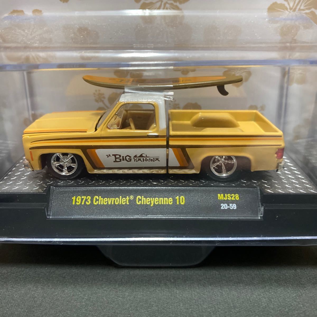 1/64 M2MACHINES M2 MACHINES M2 マシーン 1973 CHEVROLET CHEYENNE シボレー シャイアン M2マシーン スクエアボディ C10 サーフボード ...