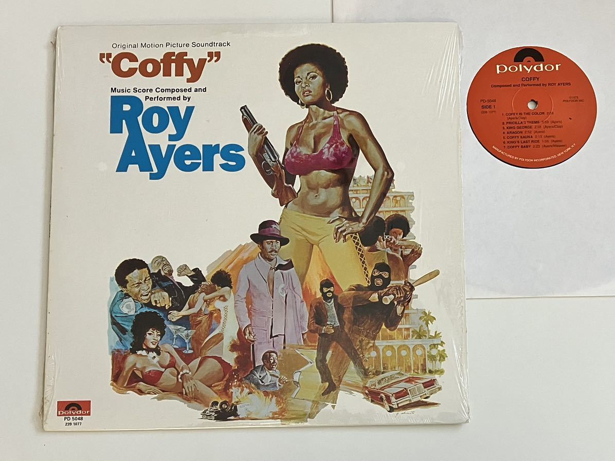 シュリンク付 Roy Ayers / Coffy SOUNDTRACK LP POLYDOR US PD5048 ロイ エアーズ73年名盤 ...