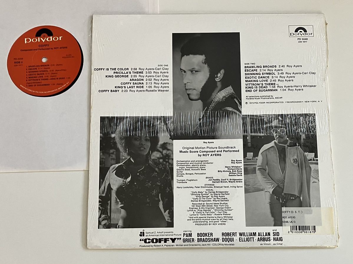 シュリンク付 Roy Ayers / Coffy SOUNDTRACK LP POLYDOR US PD5048 ロイ エアーズ73年名盤 ...