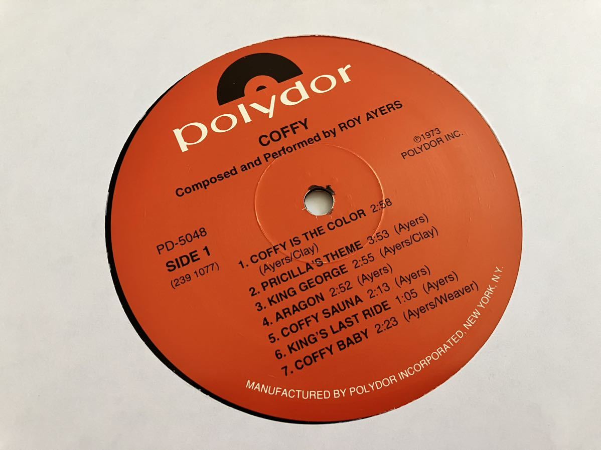 シュリンク付 Roy Ayers / Coffy SOUNDTRACK LP POLYDOR US PD5048 ロイ エアーズ73年名盤 ...