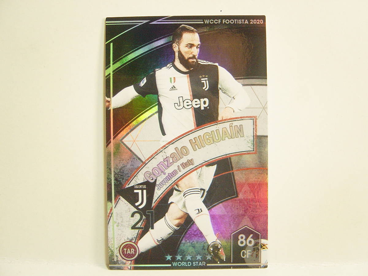 WCCF FOOTISTA 2020 ゴンサロ イグアイン Gonzalo Gerardo Higuain 1987 Argentina ...