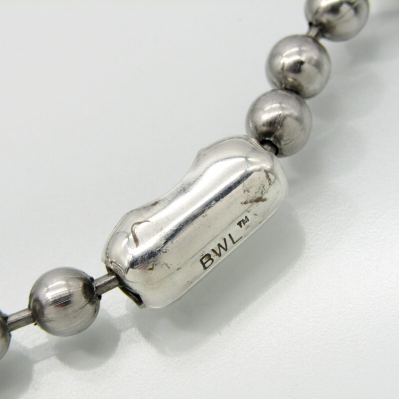 BILL WALL LEATHER ビルウォールレザー ネックレス N863-ST STAINLESS BALL CHAIN w ...