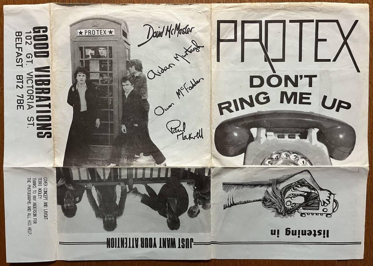 試聴可 PROTEX - Don't Ring Me Up good vibrations orig 7' 70's punk/power ...