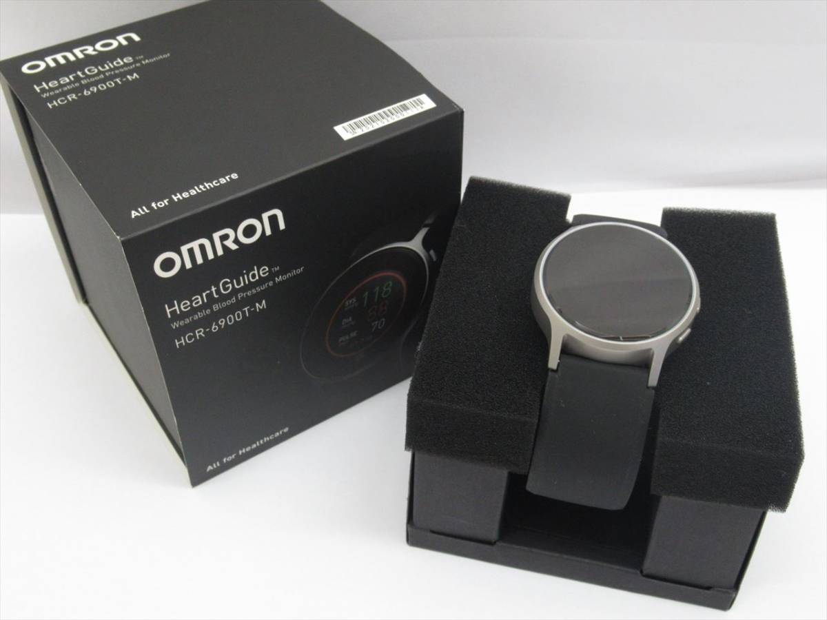 OMRON オムロン ウェアラブル血圧計 HCR-6900T-M HeartGuide(血圧計)｜売買されたオークション情報、yahooの商品情報をアーカイブ公開 - オークファン ...