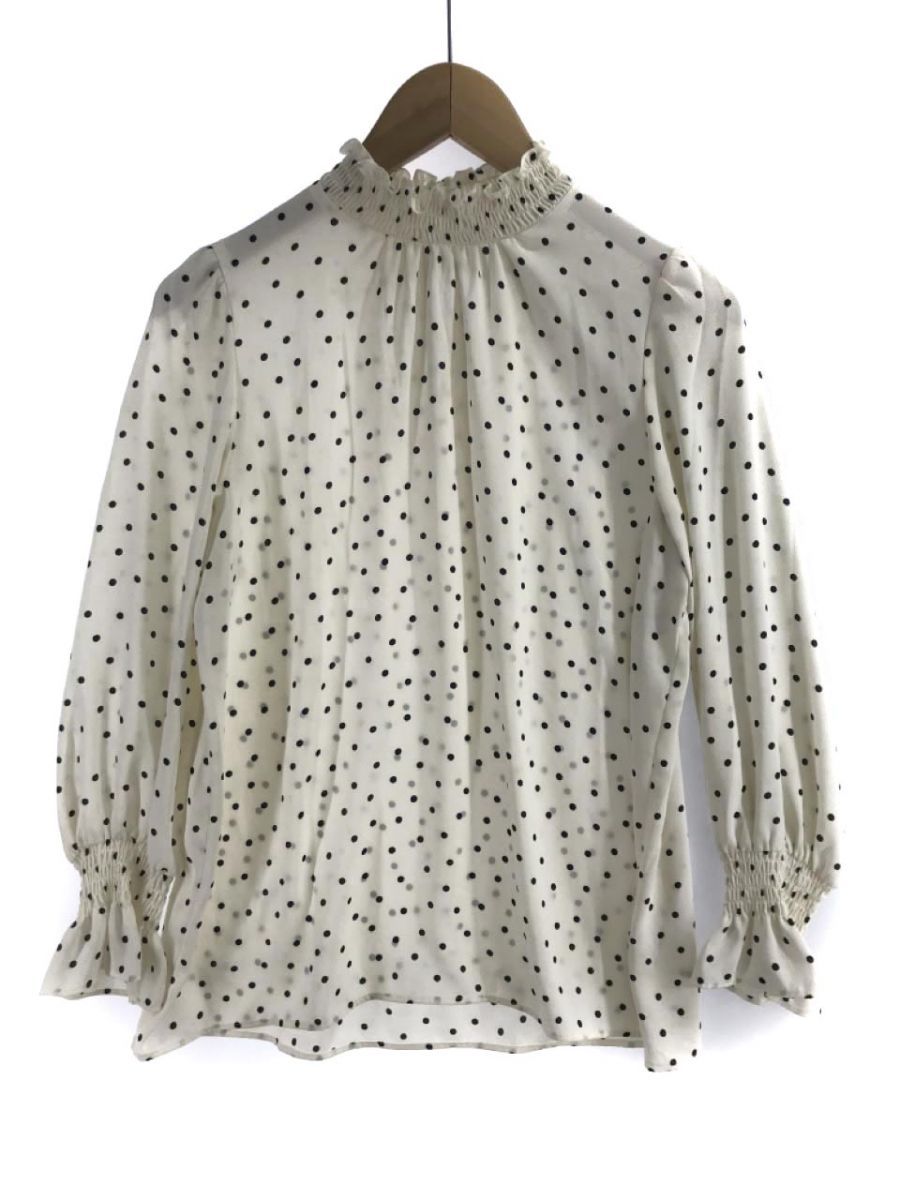 ANAYI アナイ ドット ブラウス シャツ size38/ホワイト eac9 レディース(長袖シャツ)｜売買されたオークション情報、yahooの商品情報をアーカイブ公開 - オークファン ...