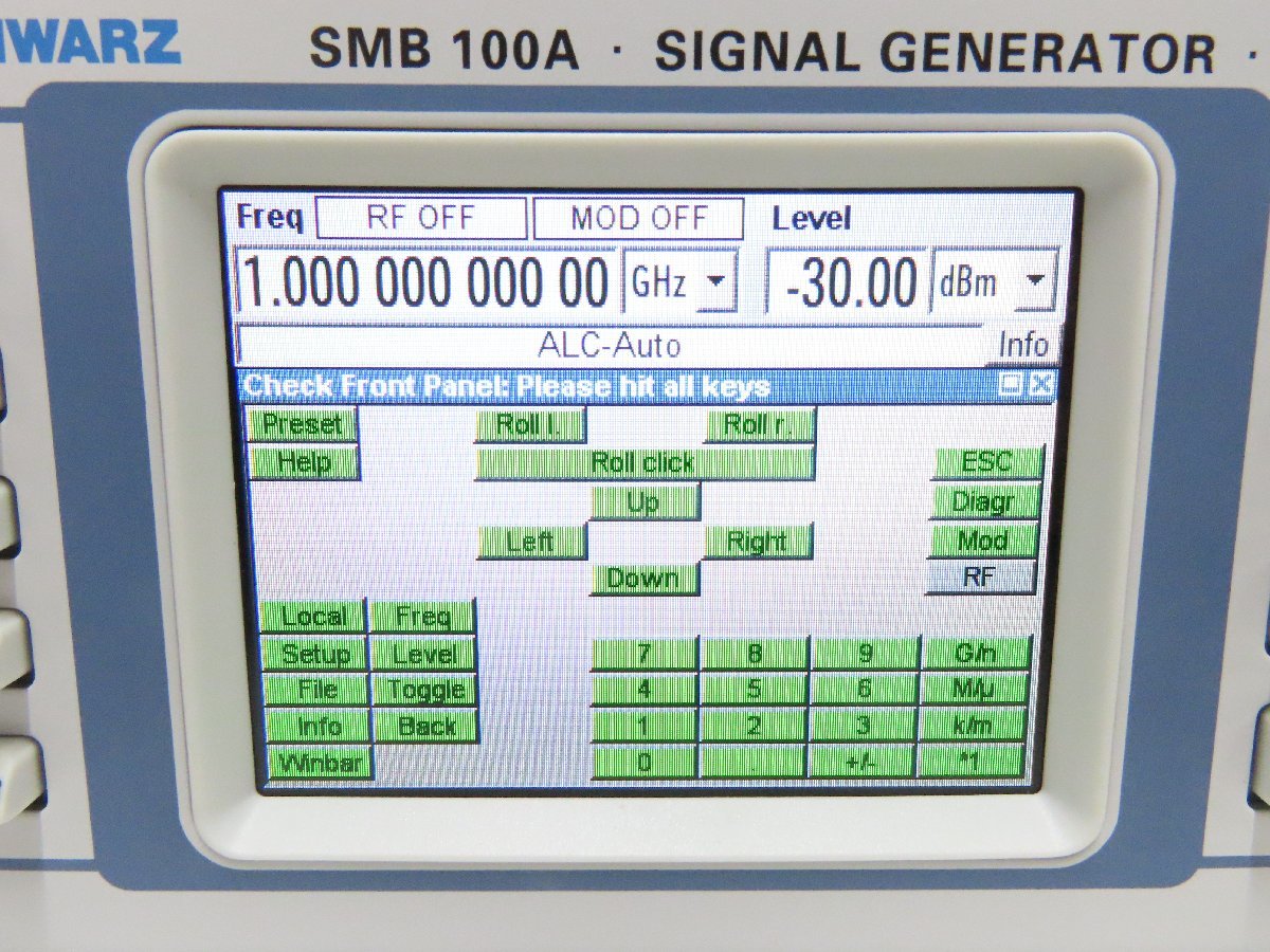 140 Rohde&Schwarz ローデシュワルツ SMB100A マイクロ波信号発生器 0209-162(アマチュア無線)｜売買された ...