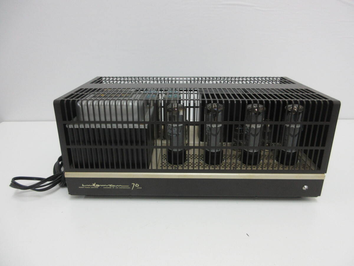 アンプ LUXMAN ラックスマン MQ70 管球式 真空管 ステレオパワーアンプ オーディオ 音響機器 通電のみ確認済 ／K(本体)｜売買さ ...