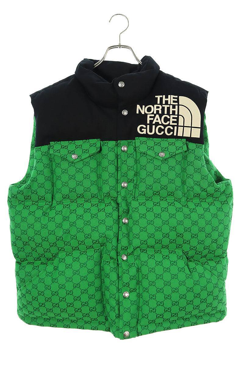 グッチ GUCCI ノースフェイス 21AW 670910 Z8APZ サイズ:S GG柄パデッドダウンベスト SB01(ジャケット、上着)｜売買されたオークション情報、yahooの商品情報を ...