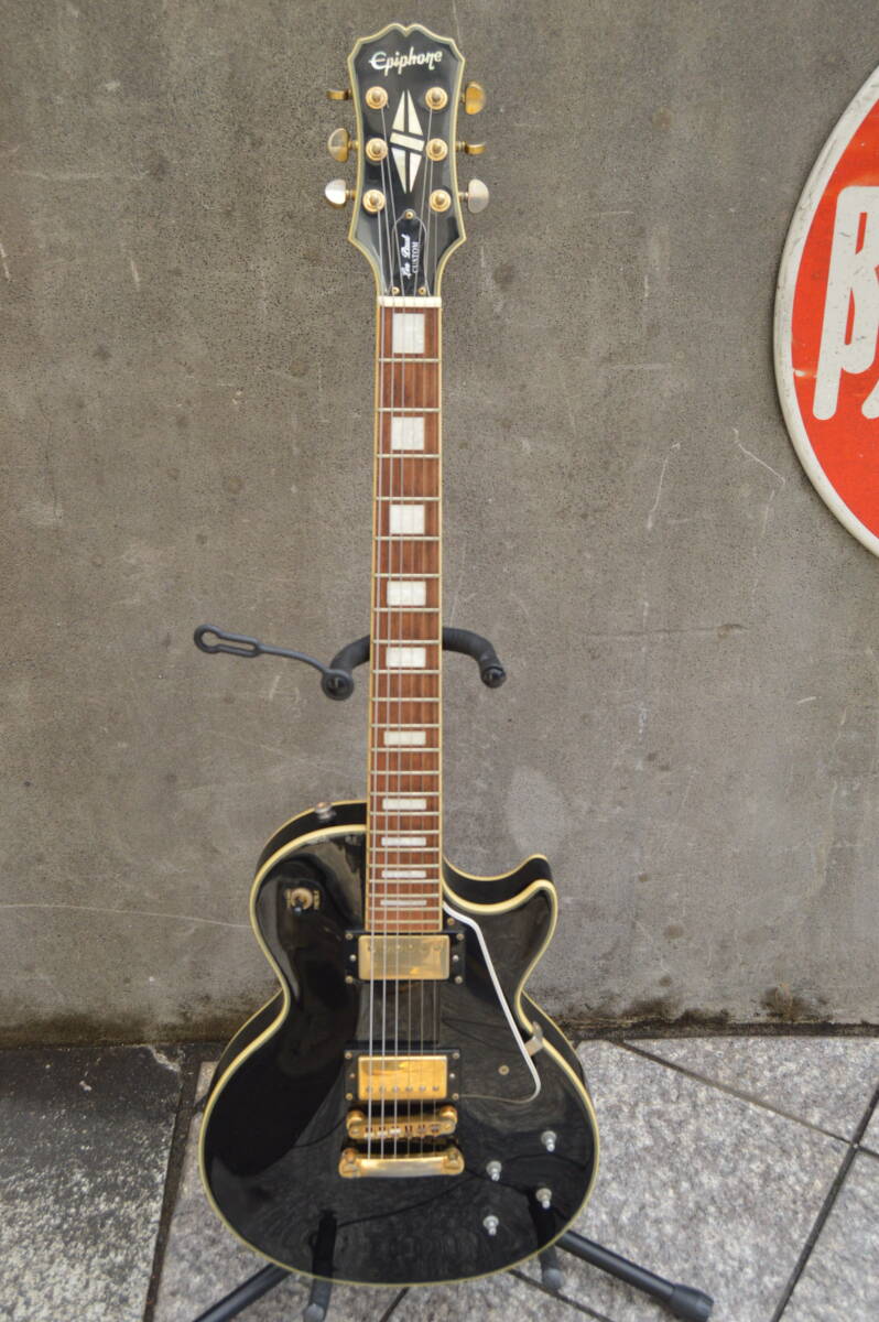 F136 ジャンク 現状品 Epiphone エピフォン Les Paul Custom レスポールカスタム エレキギター ネッククラック AC(エピフォン)｜売買されたオークション情報 ...