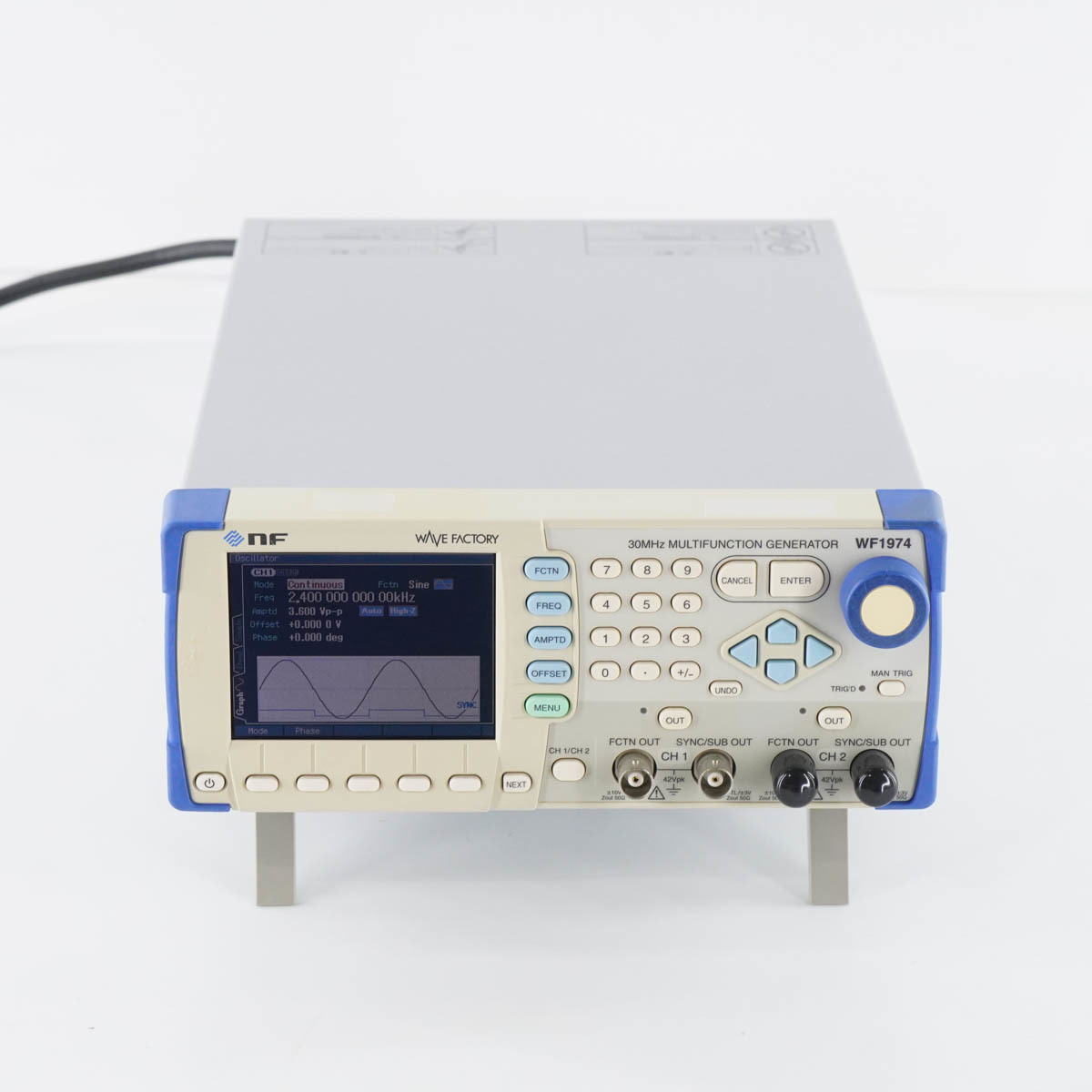 DW 8日保証 WF1974 WAVE FACTORY NF MULTIFUNCTION GENERATOR 30MHz エヌエフ回路設計 ...