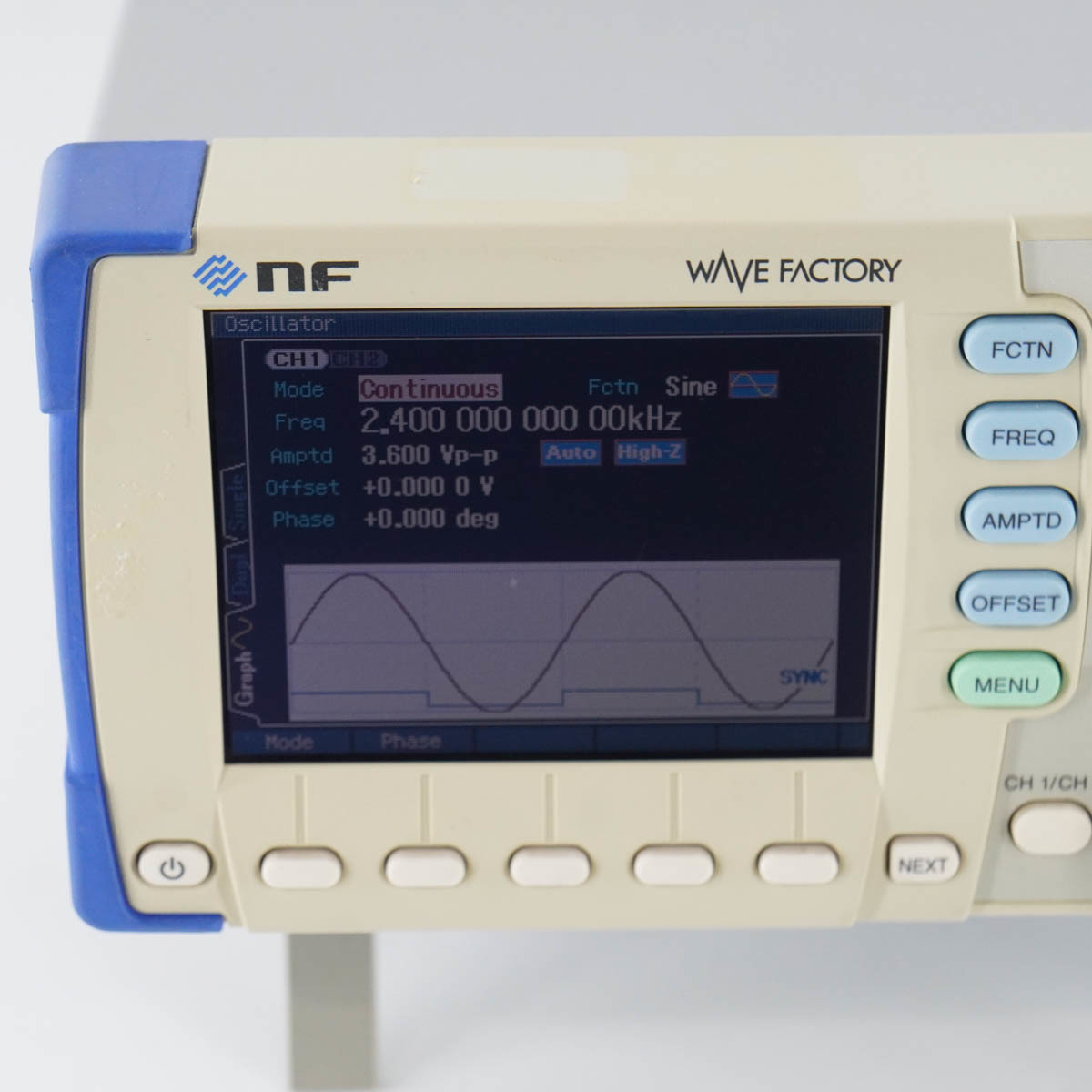 DW 8日保証 WF1974 WAVE FACTORY NF MULTIFUNCTION GENERATOR 30MHz エヌエフ回路設計 ...