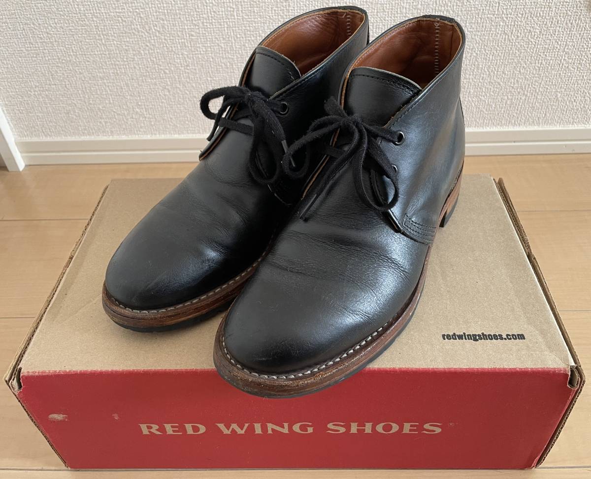 RED WING レッドウイング ベックマン チャッカブーツ ＃9024 US7 BLACK(7インチ)｜売買されたオークション情報、yahooの商品情報をアーカイブ公開 - オークファン ...