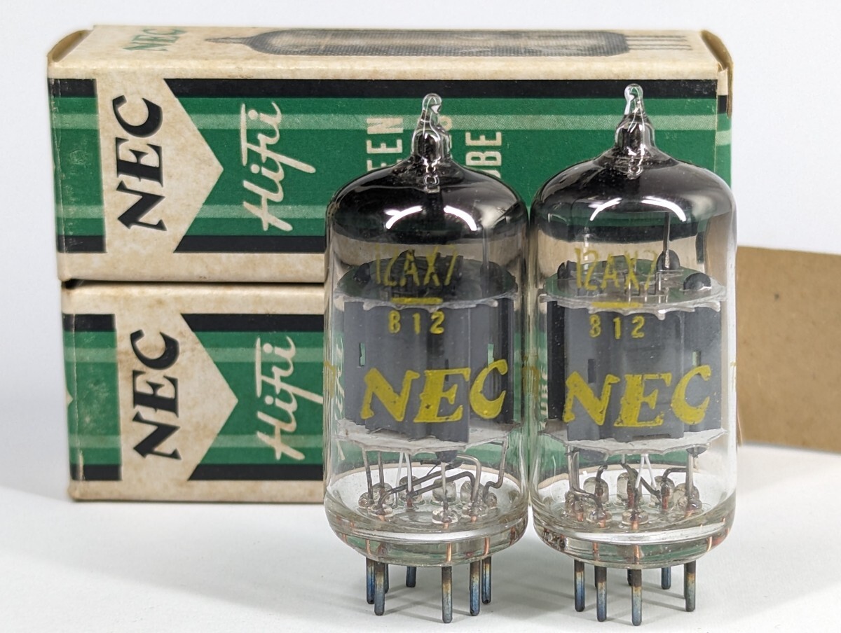 17410 NEC 12AX7 同一ロット 2本 Hi-Fi GREEN SERIES 真空管(真空管)｜売買されたオークション情報 ...