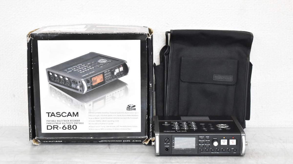 Σ1411 現状品 TASCAM DR-680 タスカム マルチトラックレコーダー 元箱付き(マルチトラックレコーダー)｜売買された ...