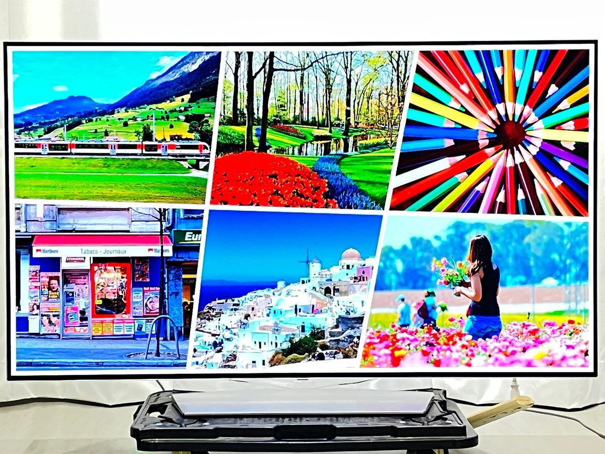 配送エリア限定 55インチ有機EL4Kテレビ LG OLED55B7P 2018年製造 HDR/倍速駆動/WIFI/ エルジー ...
