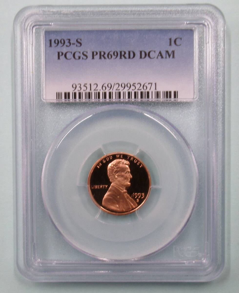PCGS PR69RD DCAM アメリカ 1セント銅貨 1993年S プルーフ 完全 USA ONE CENT(北アメリカ)｜売買されたオークション情報、yahooの商品情報をアーカイブ公開 ...